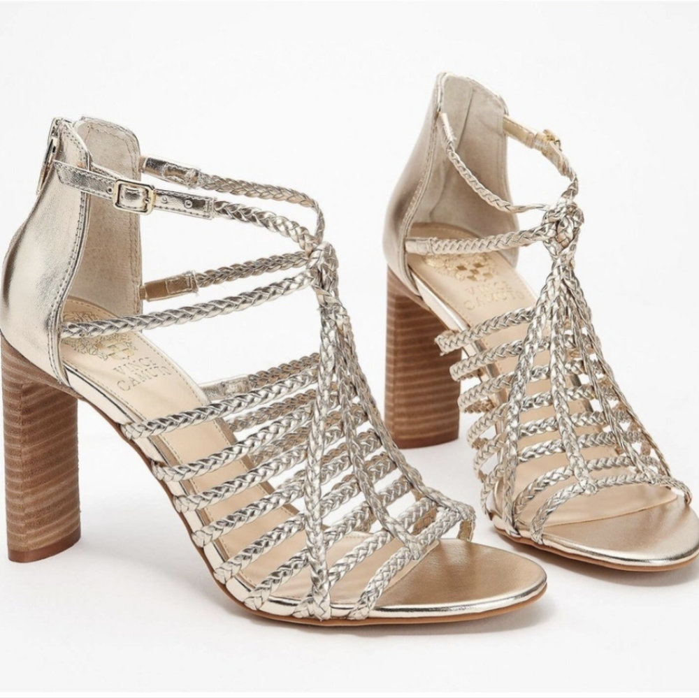 Gold Vince Camuto Heels
